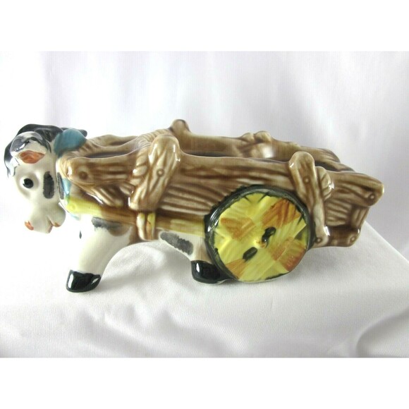 Other | Vintage Ceramic Donkey Mule Carrier For Oil Vinegar Salt Pepper ...